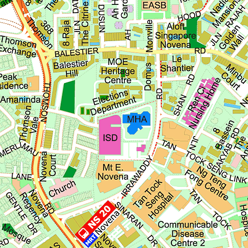 Toa Payoh Singapore Map
