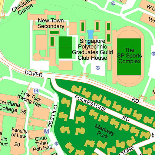 Singapore Polytechnic Map Singapore Polytechnic | Walking Map